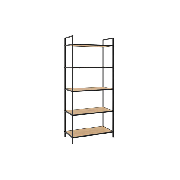 17 Stories Novelia 156mm H x 70cm W Steel Standard Bookcase | Wayfair.co.uk